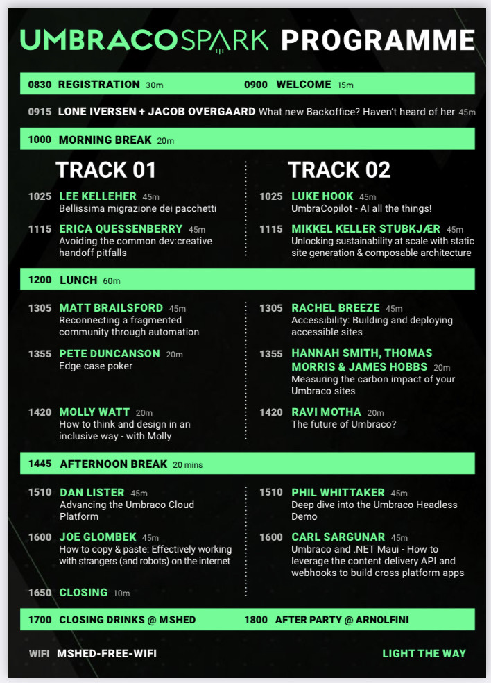 Umbraco Spark 2024 | codeshare